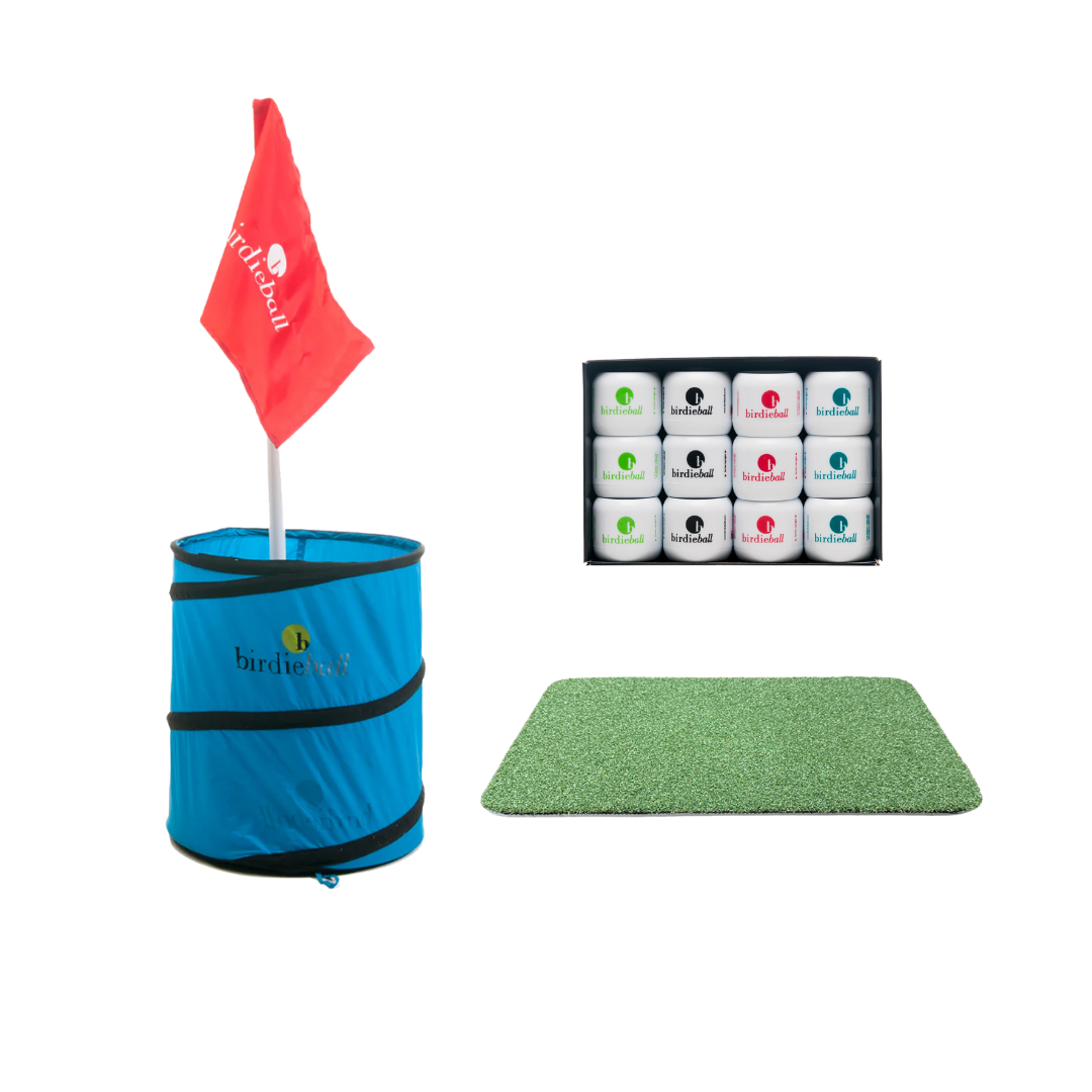 Backyard Golf Game | Pop-up Bucket Style Targets - BirdieBall