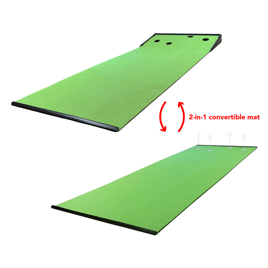 PuttUp® Ramp + Putting Mat (Simulate Longer Putts) - BirdieBall