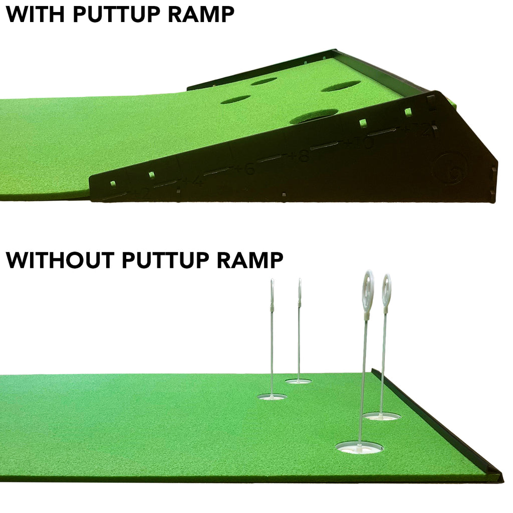 PuttUp® Ramp + Putting Mat (Simulate Longer Putts) - BirdieBall